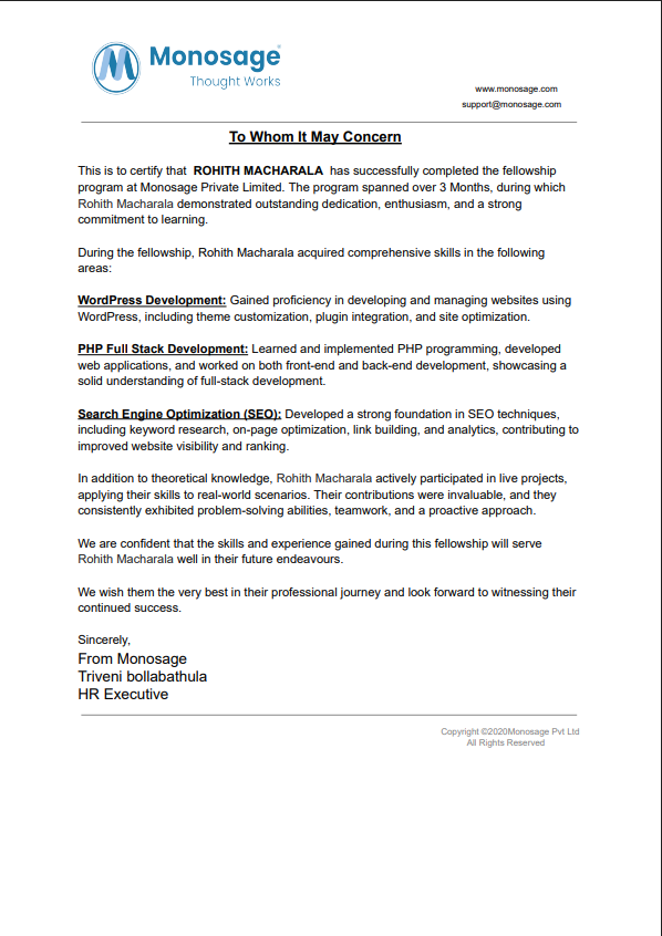 Rohith Macharla - Portfolio